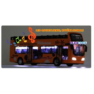 Autobus igračka sa led osvjetljenjem i zvučnim efektima- prava zabava ...