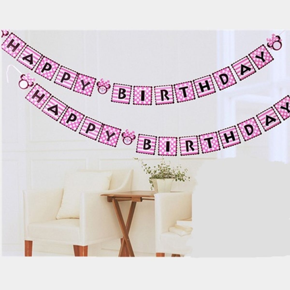 Happy Birthday Banner Mouse