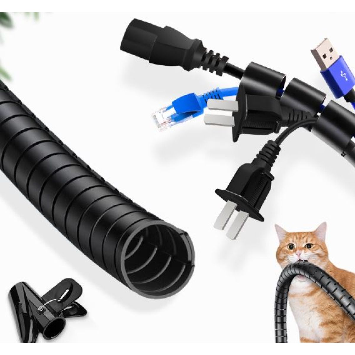 Cijev za organizaciju i zaštitu kablova